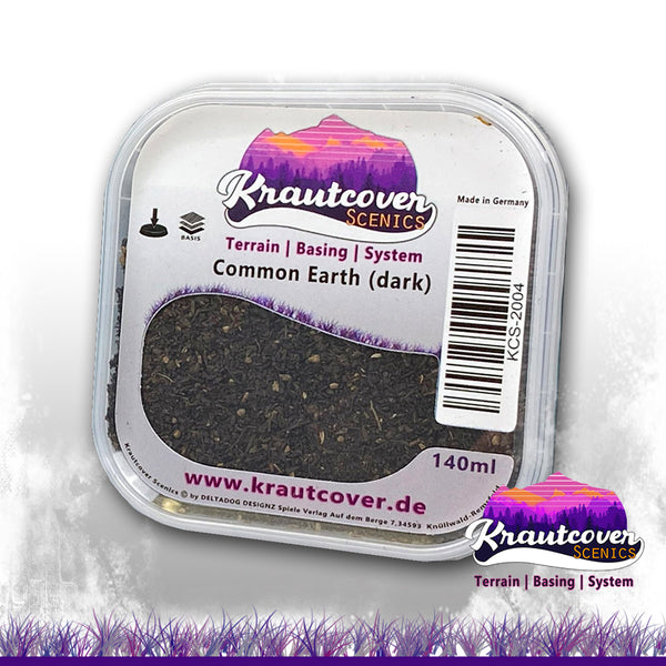 Krautcover Scenics - Groundcover: Common Earth (Dark) - Wargames Emporium