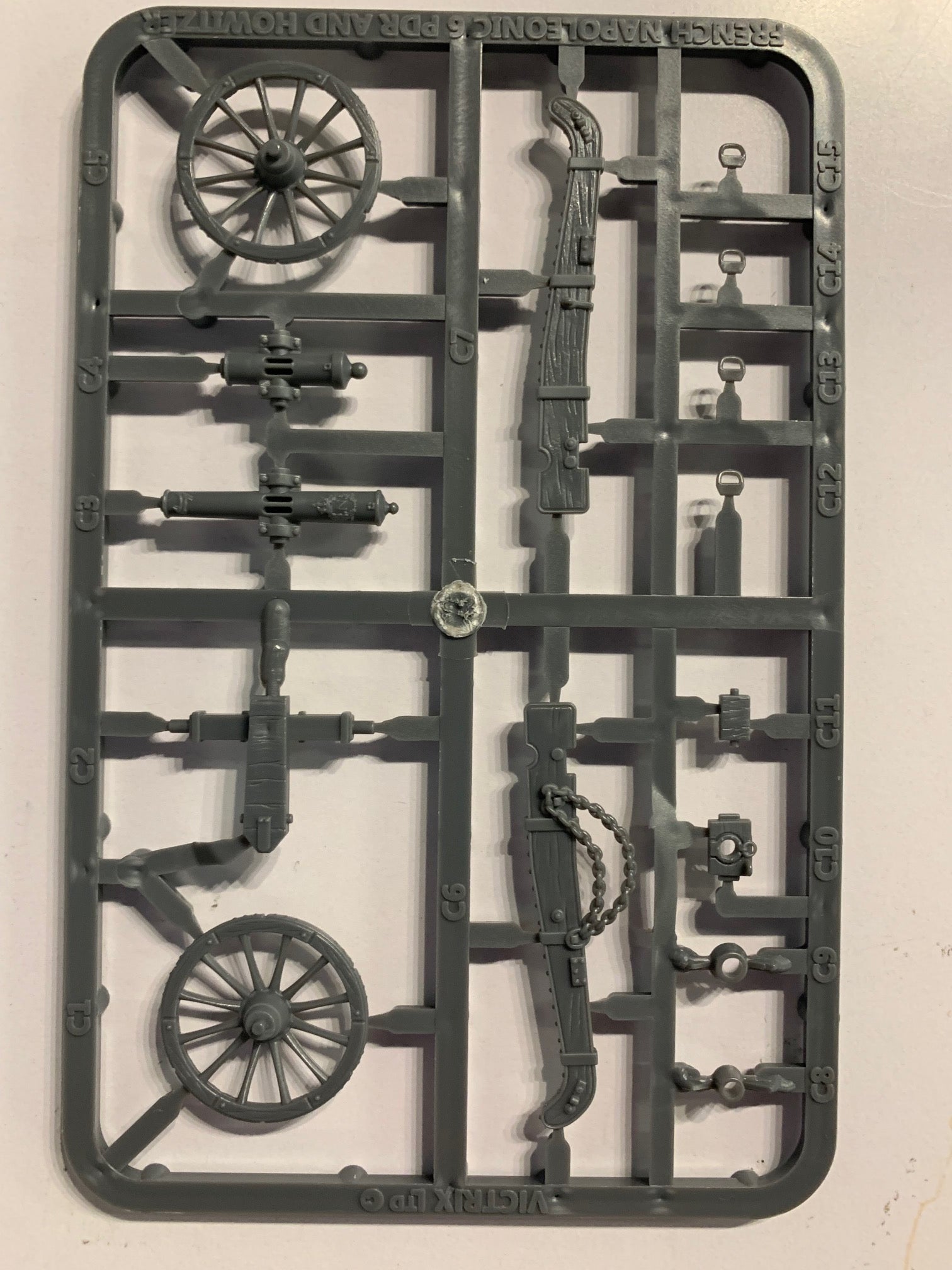Victrix VX0019 French Napoleonic Artillery 1804 to 1812 Single Sprue ...