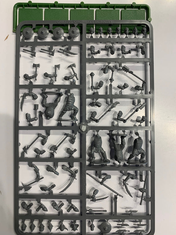Oathmark Orc Heavy Infantry Single Sprue - Wargames Emporium