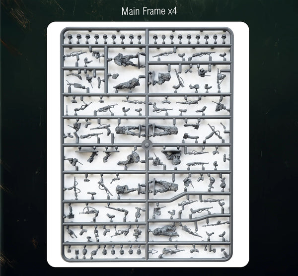 Victrix German Infantry SINGLE SPRUE WWII 28mm - Wargames Emporium
