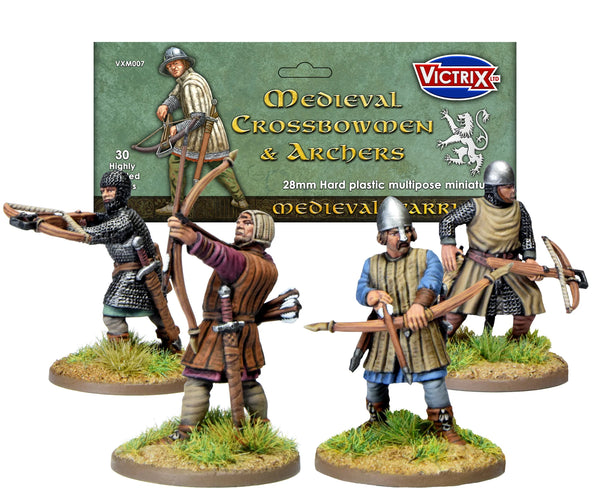 Victrix Medieval Crossbowmen & Archers VXM007 - Wargames Emporium