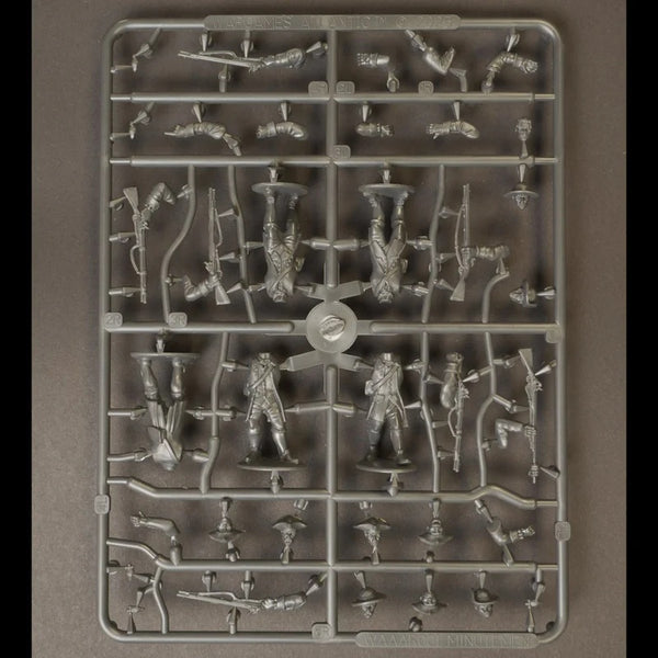 Wargames Atlantic AWI Minutemen SINGLE SPRUE Age of Reason 28mm ...