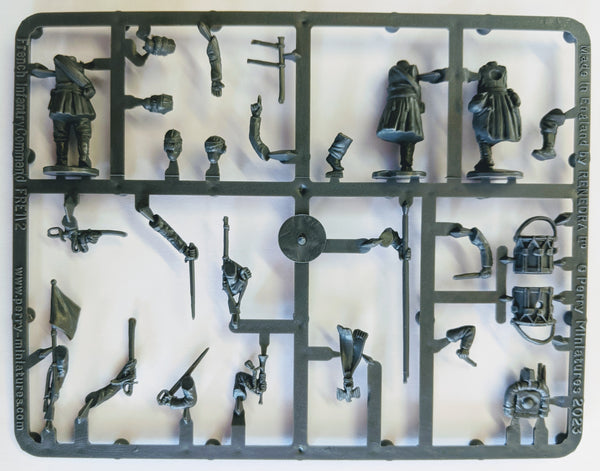 Perry Miniatures Franco-Prussian War - French Infantry Command sprue ...