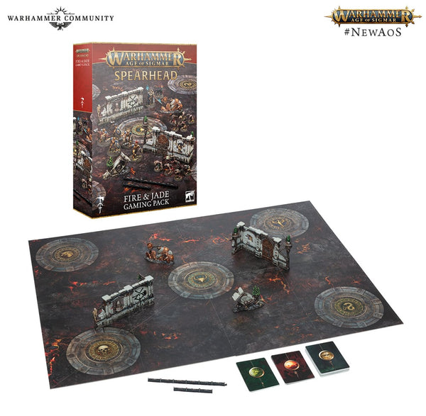Warhammer: Age of Sigmar - Spearhead: Fire & Jade Gaming Pack ...