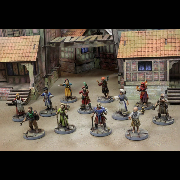 Wargames Atlantic Classic Fantasy Villagers - Wargames Emporium