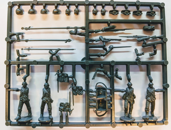 Perry Miniatures American War of Independence Continental Command Spru ...