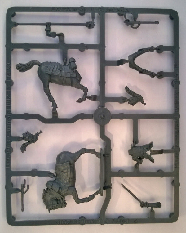 Perry Miniatures French Napoleonic Line Dragoons Command Sprue ...