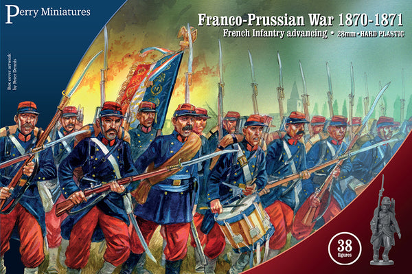 Perry Miniatures Franco-Prussian War - French Infantry Advancing ...
