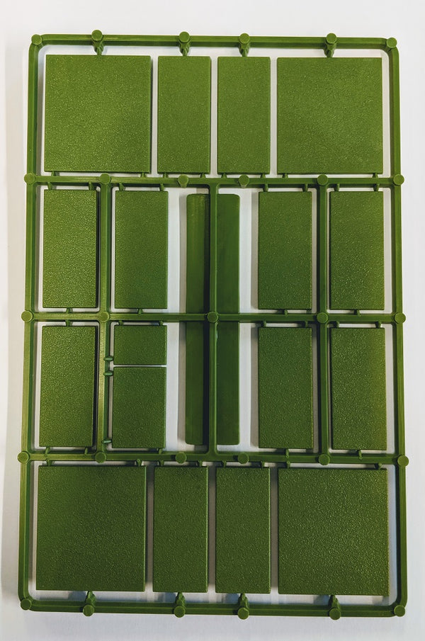 Renedra Mixed Plastic Bases Single Sprue - Wargames Emporium