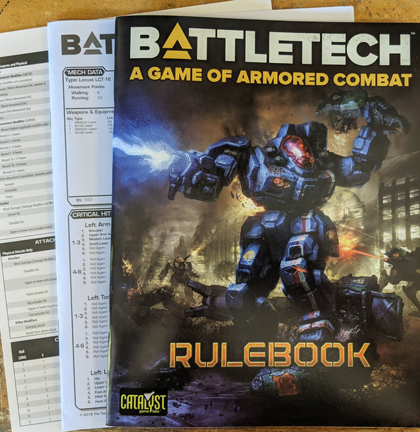 Battletech: A Game of Armoured Combat: Rules and Record Sheets ...