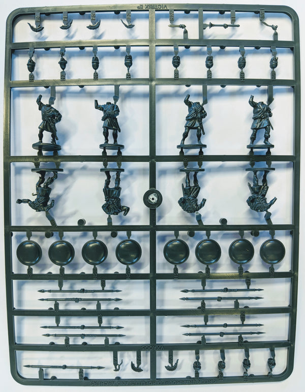 Victrix VXA005 - Greek Unarmoured Hoplites sprue - Wargames Emporium