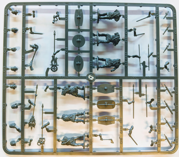 Victrix VXA039 - Germanic Warriors 100-200BC command sprue - Wargames ...